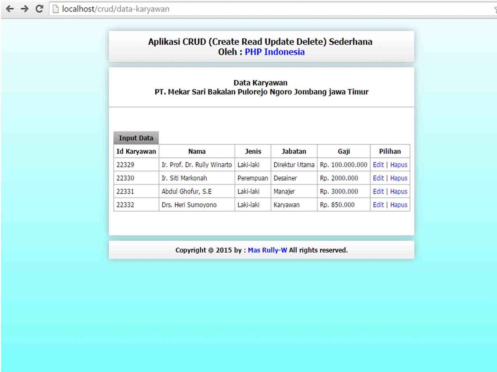 Membuat Program Aplikasi Crud Database Mahasiswa Dengan Membuat Program Aplikasi Crud Database Mahasiswa Dengan