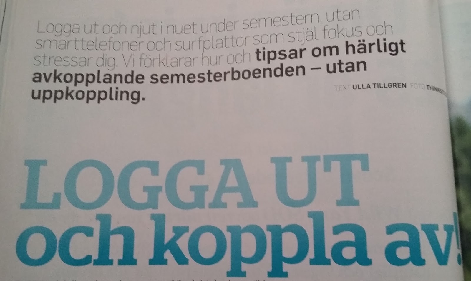 När kroppen kraschar: Logga ut och koppla av