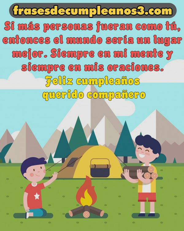 Felicitaciones de Cumpleaños para compañeros de Estudio