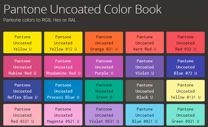 RGB to，設計師你不可不知的色彩對應資料庫 | Designer.app