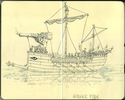 Nerds Republic: Greek Fire: A napalm-like weapon