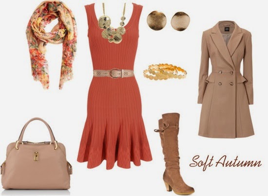 Stagione cromatica Autunno Soft abbigliamento colori