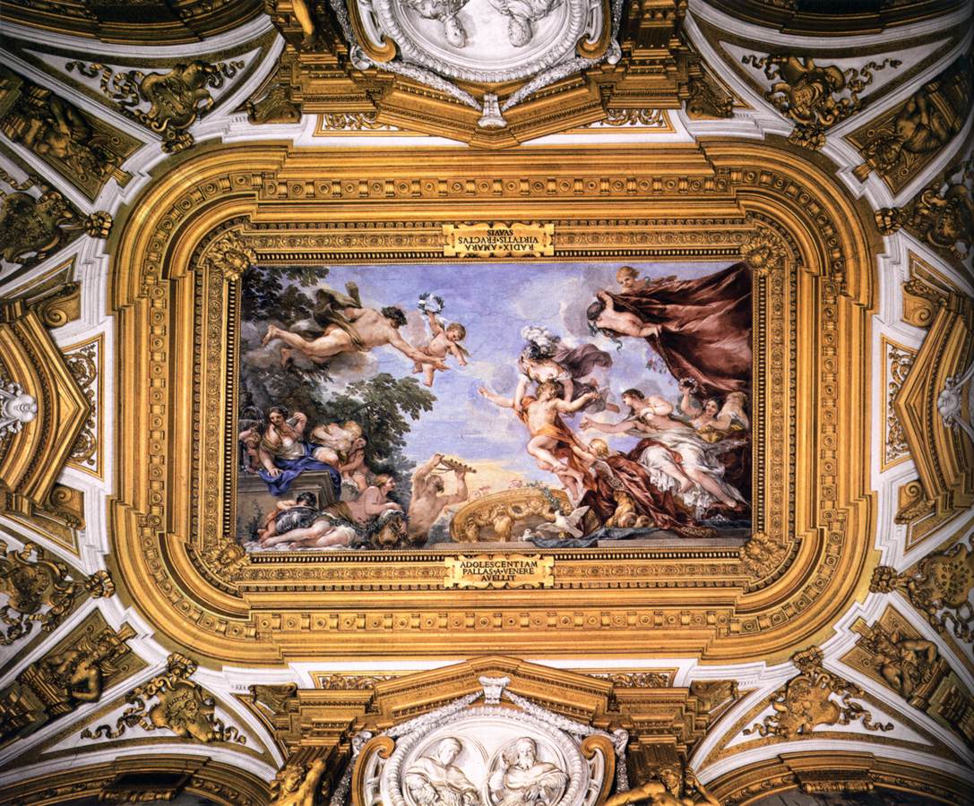 Spencer Alley: Decorative Frescoes on Palace Ceilings I