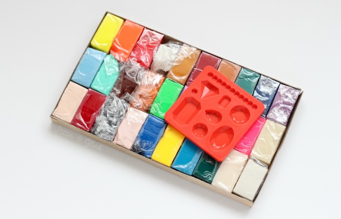 PitterAndGlink: Marbled Polymer Clay Statement Ring