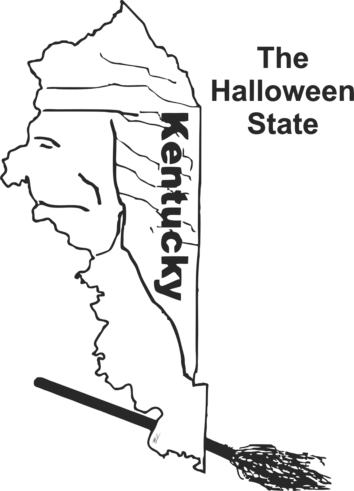 Funny maps: A funny map of Kentucky