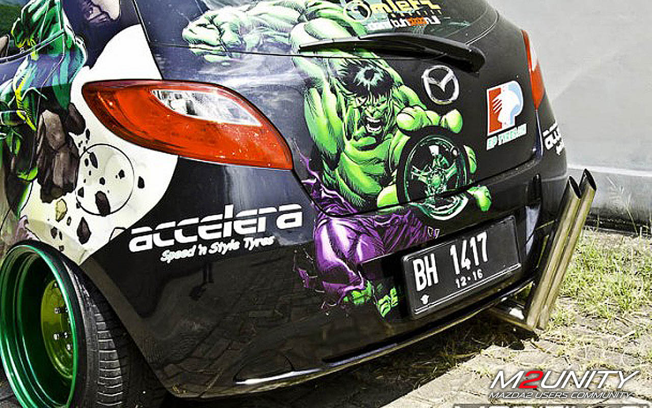 Modifikasi Mazda 2 by Angsa Duo - M2UNITY