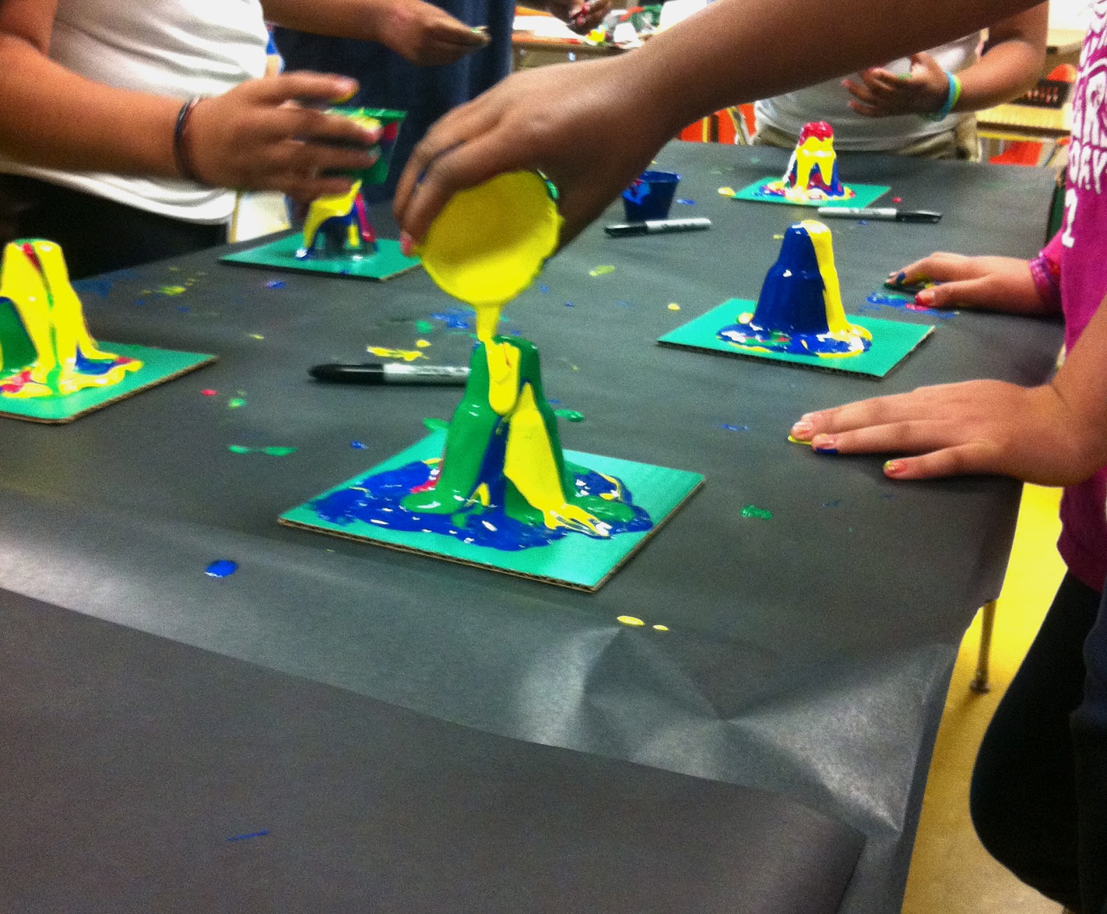 Kirby Middle Visual Art: "Tall" Paintings