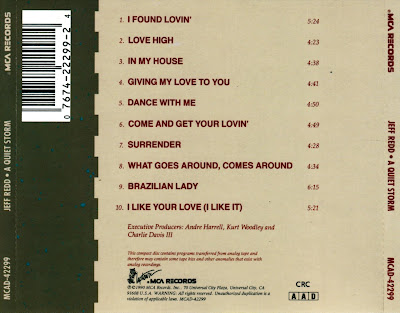 highest level of music: Jeff Redd - A Quiet Storm-(Retail)-1990