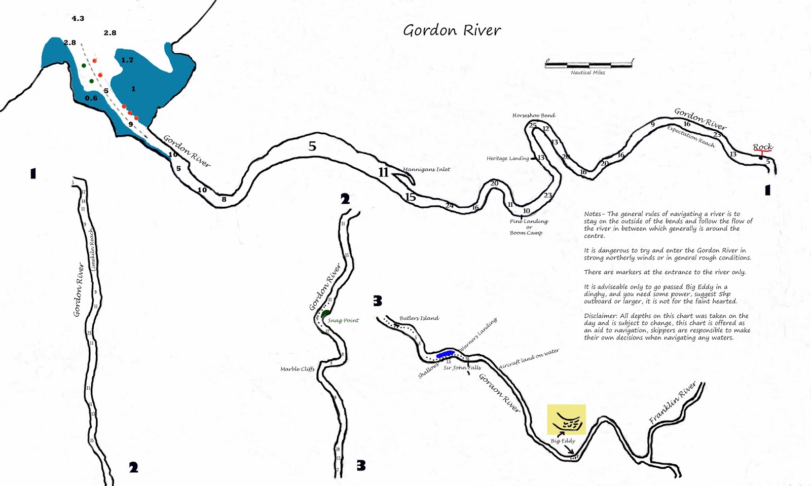 Sailing Aussie coast: The Gordon River - Tasmania