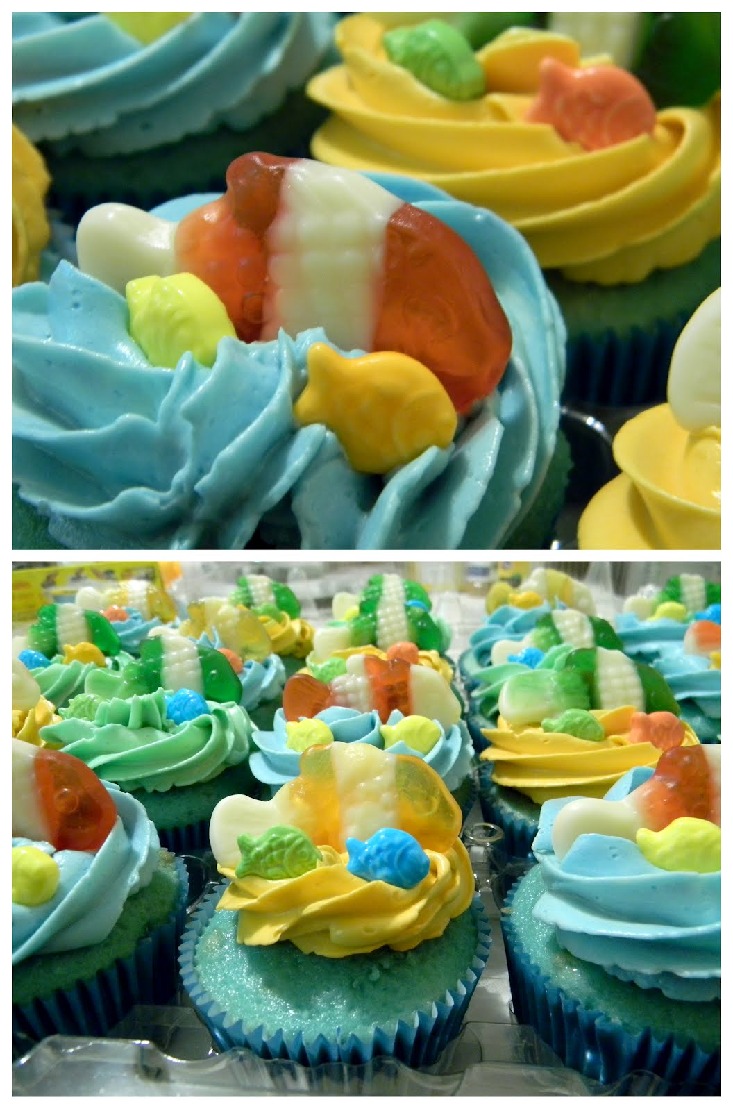 Little Shop of Treats: Birthday Cupcake Order - Fish Theme