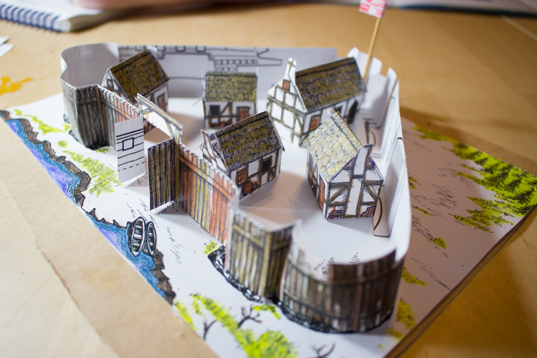 Craft Knife: American Revolution Unit Study: Jamestown Paper Model and ...