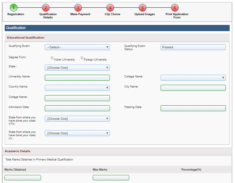 Procedure and Steps to Fill Online Application and Registration Form of ...