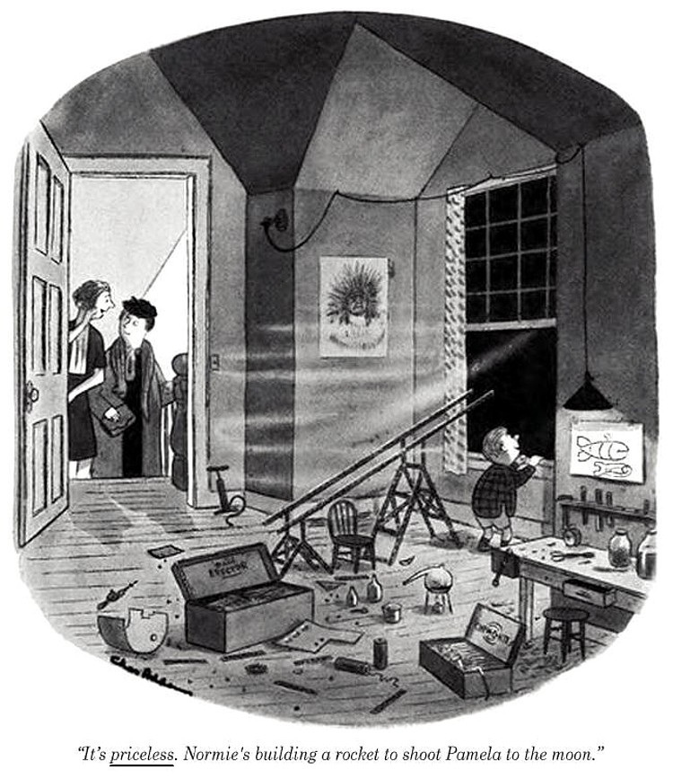 Hairy Green Eyeball 3: Chas Addams early 1950s