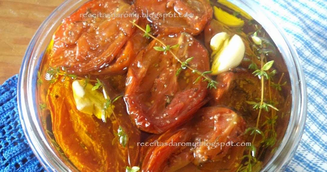 Tomate seco temperado