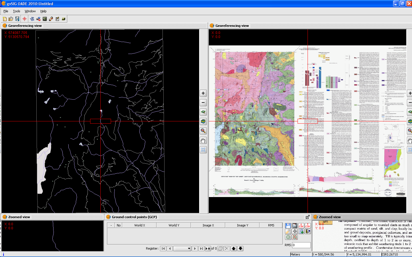 dominoc925: Georereference a raster file in gvSIG
