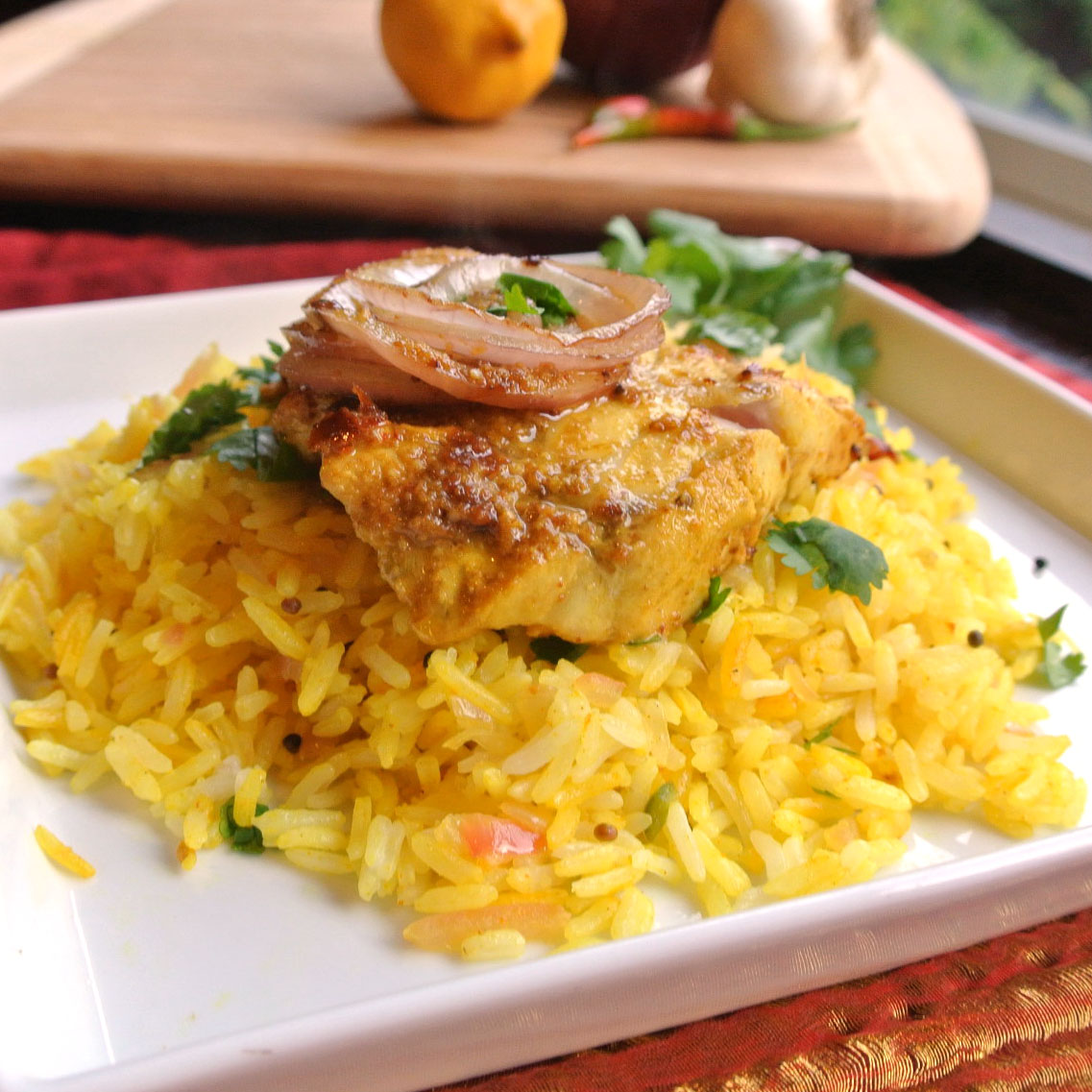 Mom, What's For Dinner?: Brazilian Red Snapper and Lemon Rice