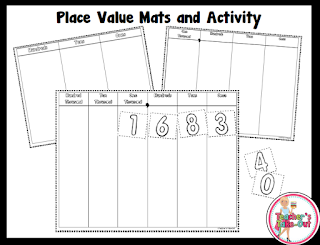 Teacher's Take-Out: Free Place Value Mats and Activity for Reading Numbers