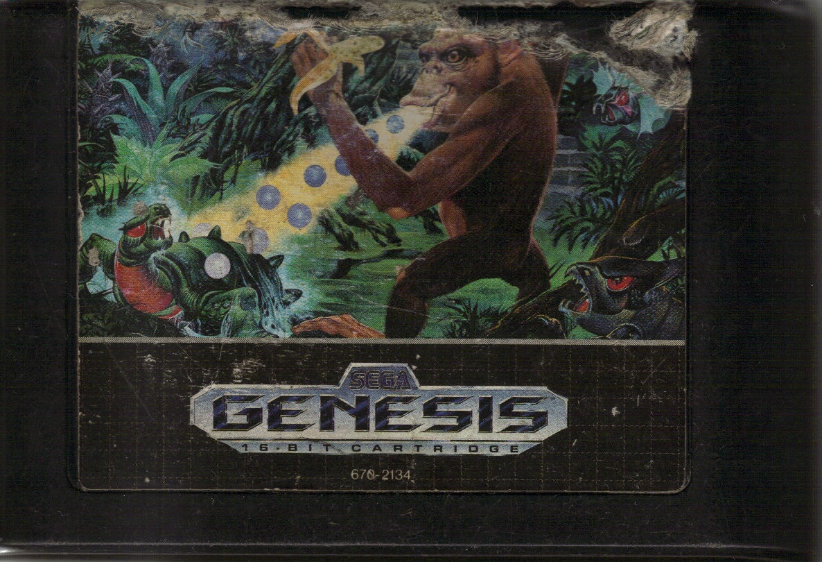 DARKSHOP: TOKI GOING APE SPIT THE LEGEND OF JU JU (SEGA GENESIS) $550