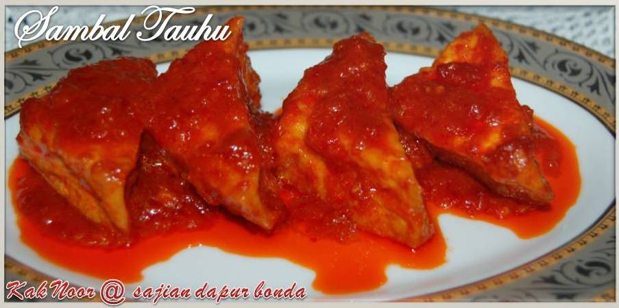 Tauhu Sambal (Masak Masam Manis)