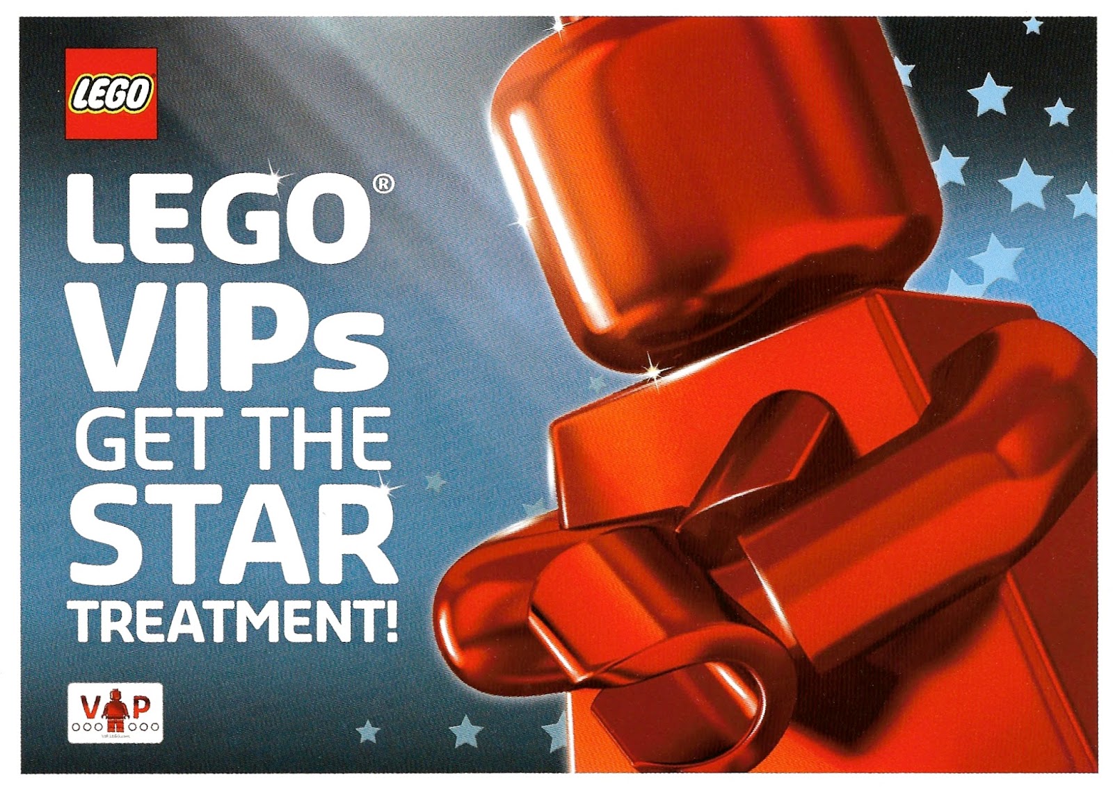 My Favorite Postcards: An Advertising Postcard for the LEGO VIP Program