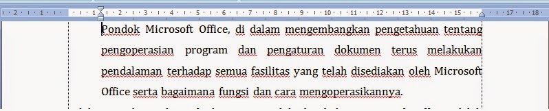 Mengatur Paragrap dengan Increase and Decrease Indent di Microsoft Word 2007 - Fungsi dan Rumus ...