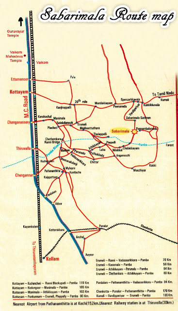 Route map to sabarimala - സബരിമല യിലേക്കുള്ള വഴി | sreesabarisan ...