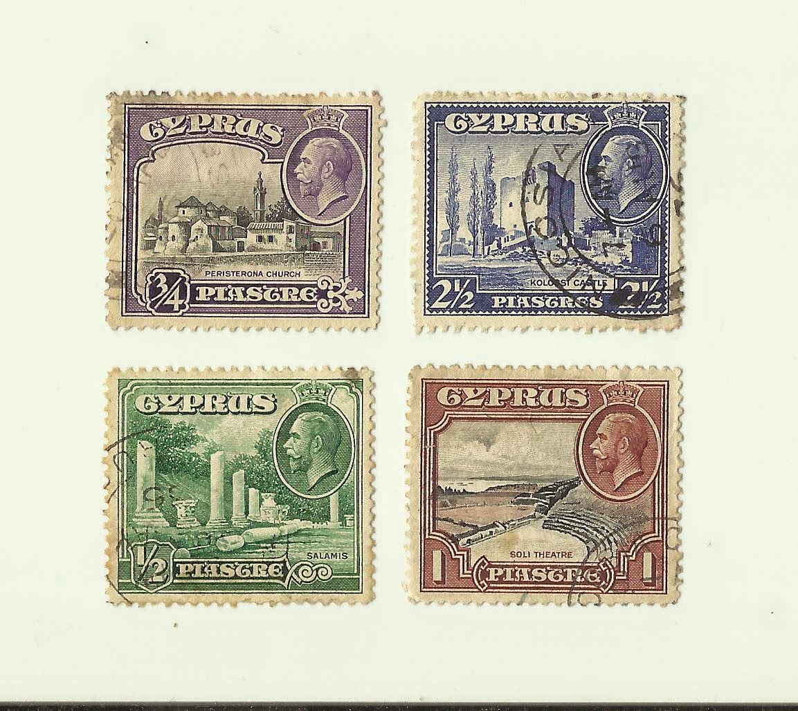 mizan matawang dan setem: Old Stamps Of British Cyprus ( Mediterranean ...