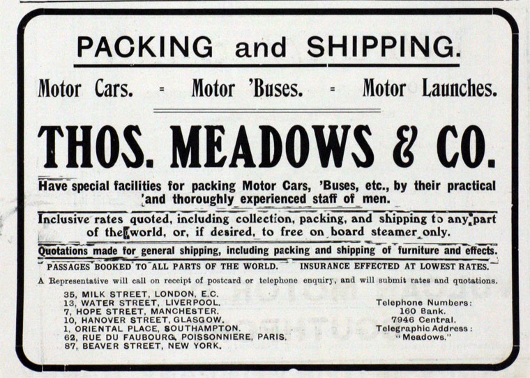 COSGB: T. Meadows & Co.
