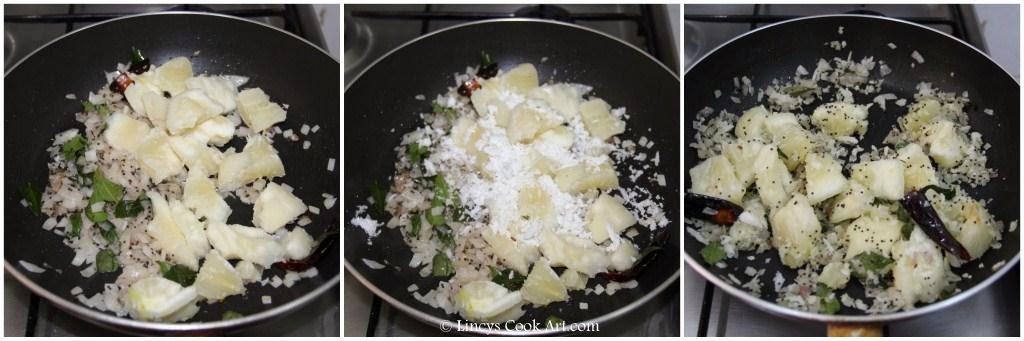 Thalicha Kappa/ Coconut Kappa/ Tempered Tapioca ~ Lincy's Cook Art