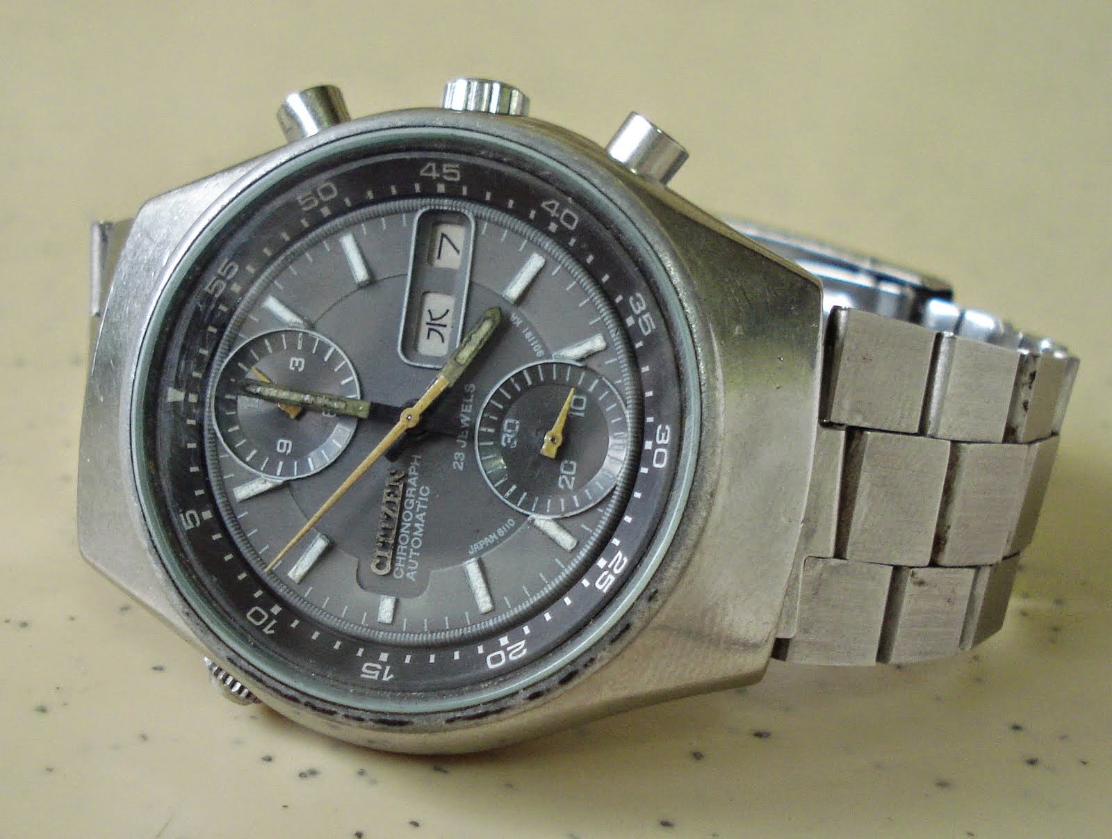 Bruno & Hancock: Vintage Citizen Double Chronograph Automatic Watch