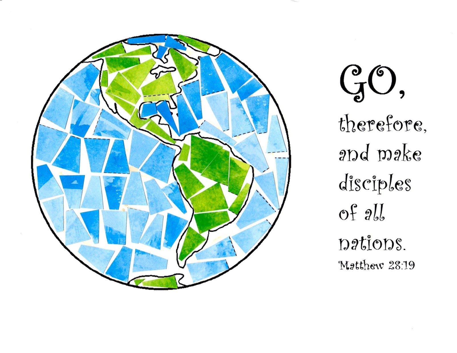 Flannelgraph: Jesus Gave the Great Commission: Matthew 28:16-20; Mark ...