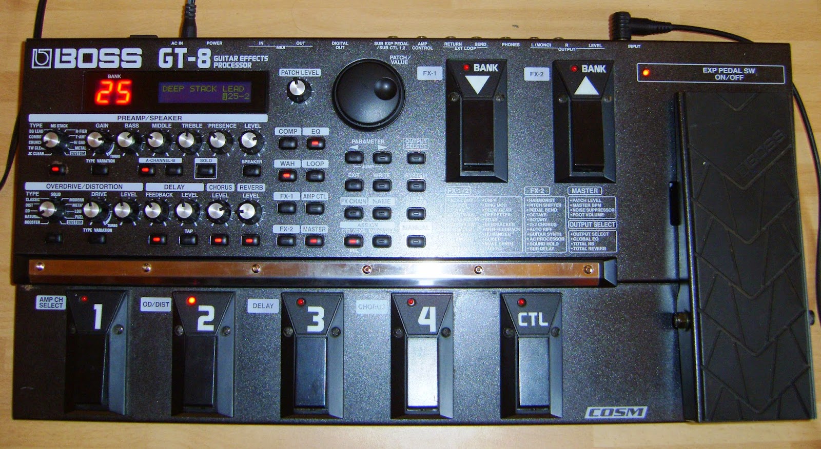 Chris King's Blog: Repairs to a Roland Boss GT-8 Guitar Effects Pedal