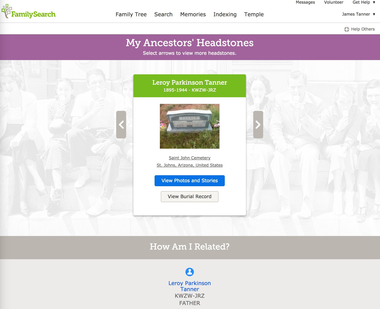 Rejoice, and be exceeding glad...: Ancestors Remembered on the ...