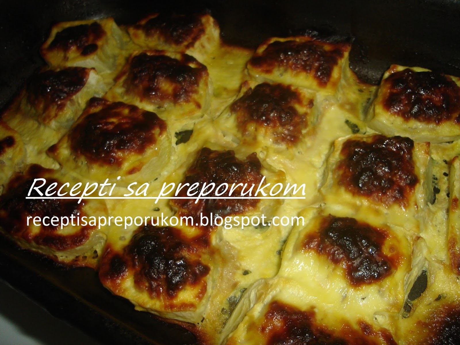 Punjene tikvice zapečene u rerni