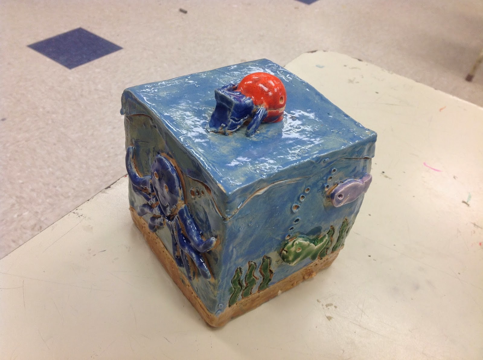 Miss Arty Pants: Themed Clay Boxes