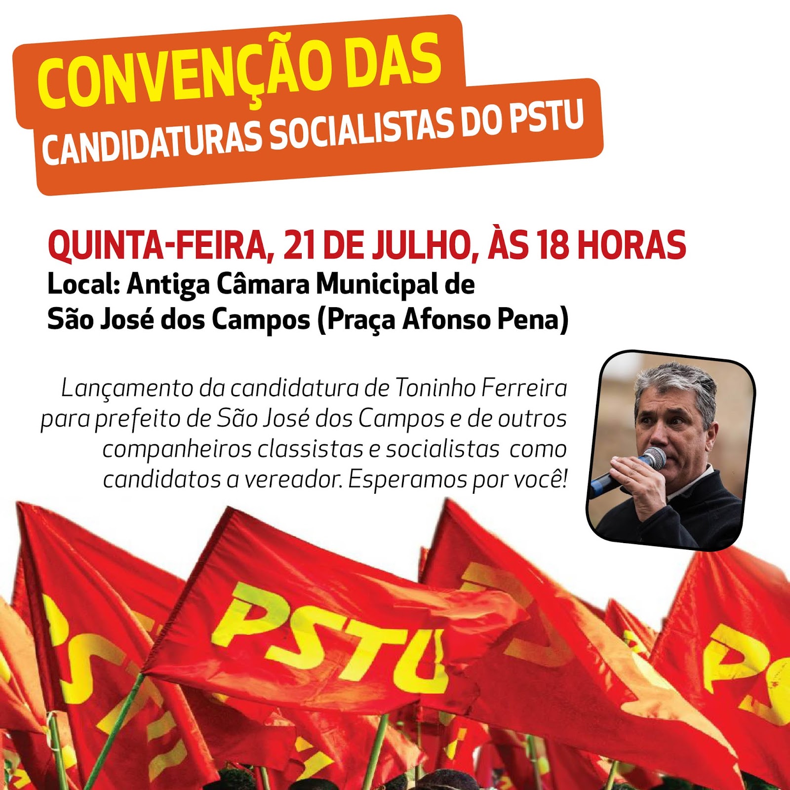 Dia 21, convenção oficializará candidaturas socialistas do PSTU em São ...
