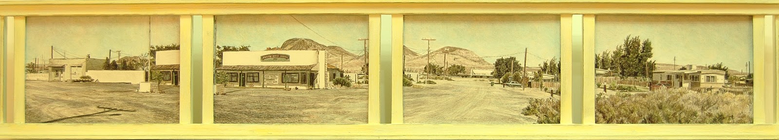 Landscape Nonfiction by Lloyd Brown: Drawing US Highway 50 Historical ...