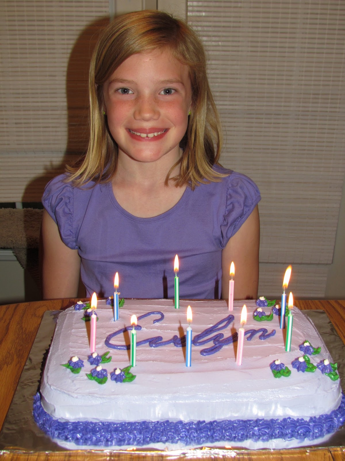 The Husker Family: Happy 9th Birthday, Evelyn!