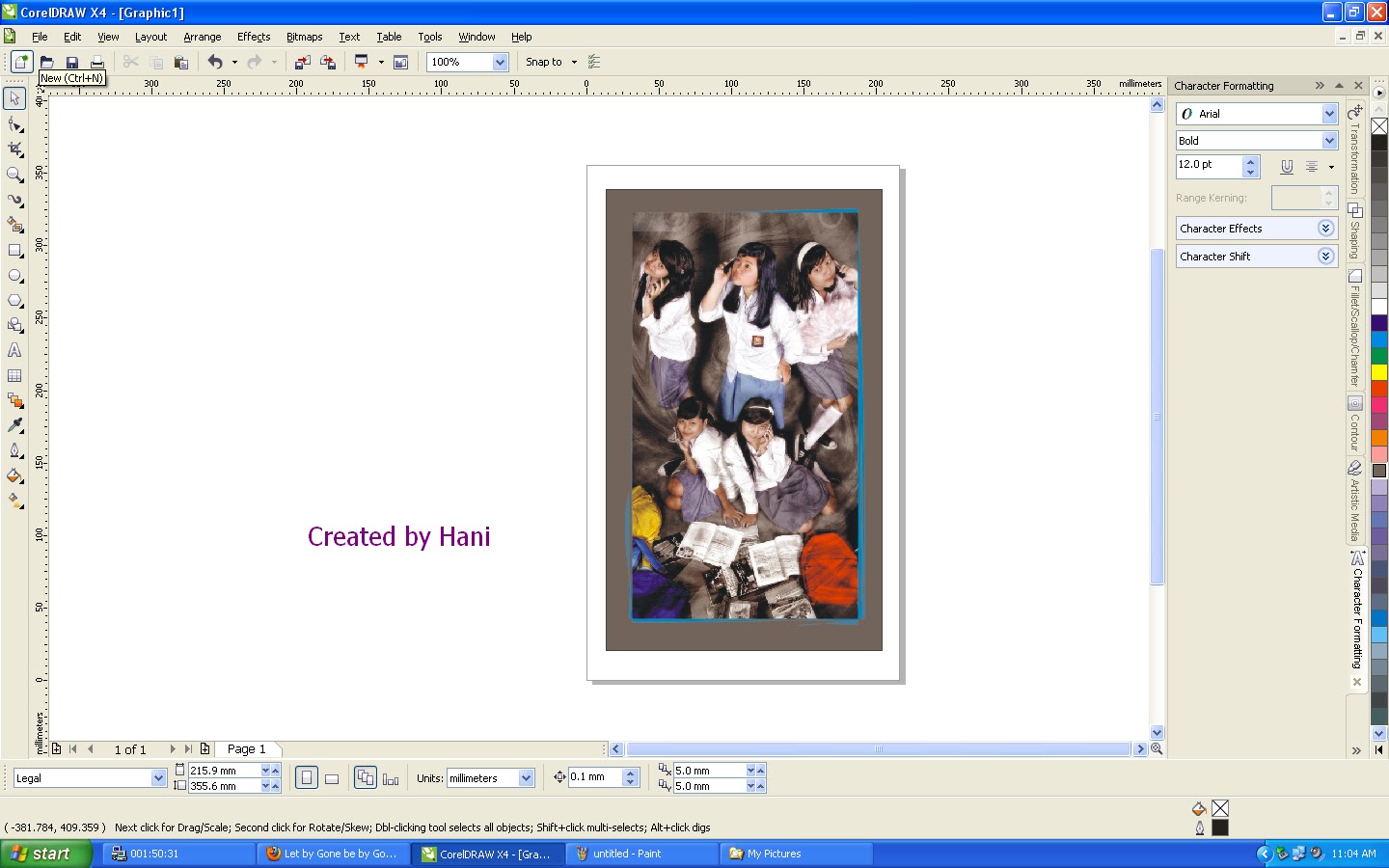 TEKNOLOGI: Cara Membuat Bingkai Pada Corel Draw