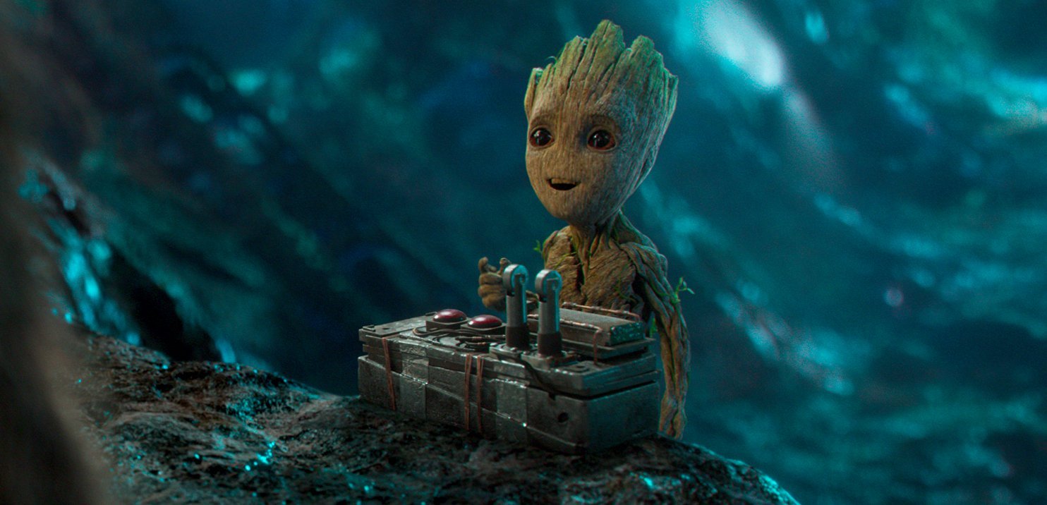 Baby Groot Free Printable Cards, Backgrounds or Invitations. - Oh My ...