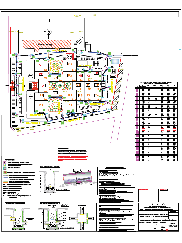 PLANS ETUDE VRD POUR LA REALISATION D'UN HOPITAL DE 240 LITS A ...