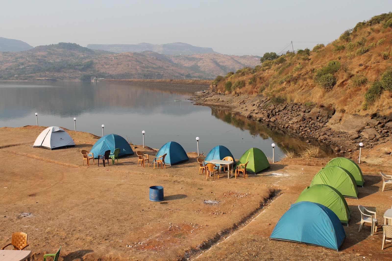Camping at Pawana Lake