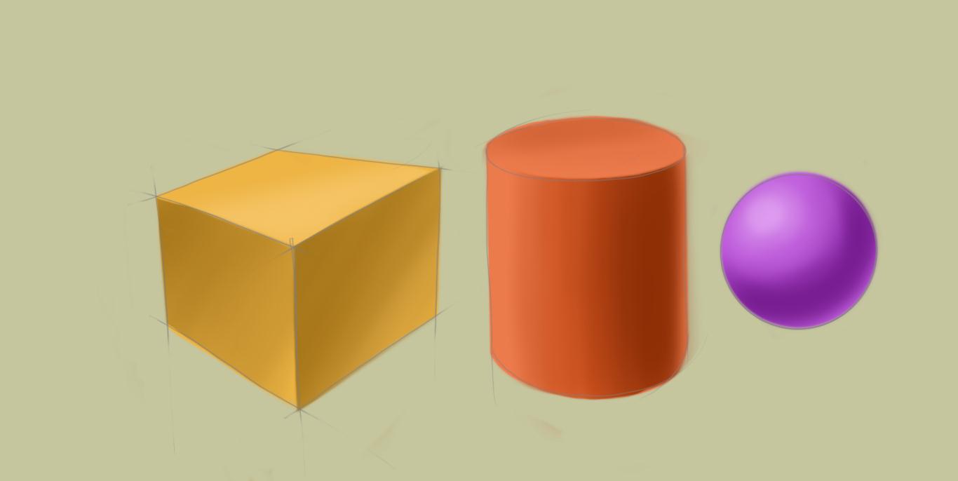 Ilustración Digital/tutoriales: volumenes básicos