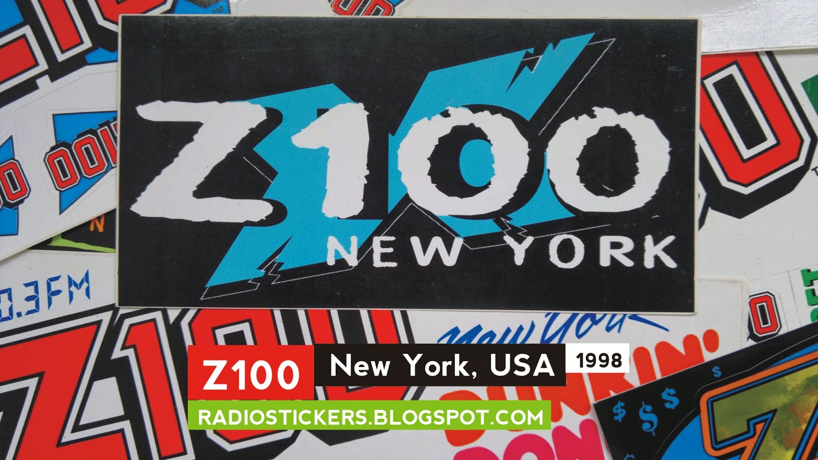 RADIO station stickers... and more!: Z100, New York (1983-2013)