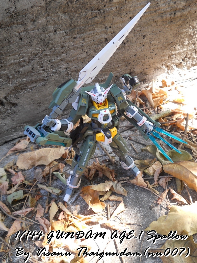 GUNDAM GUY: 1/144 GUndam AGE-1 Spallow - Custom Build