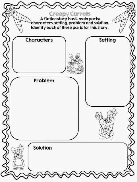 Classroom Freebies Too: Creepy Carrots Freebie - Perfect for Halloween!