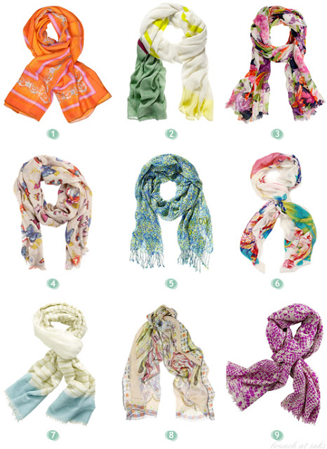Wear It, Work It: Spring Scarves