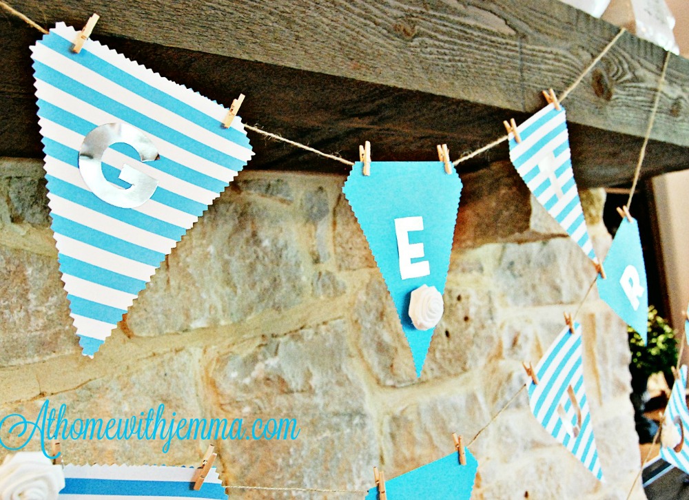 Get Your Craft On ~DIY Banner - At Home with Jemma