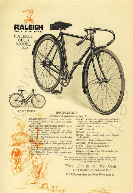 ON THE DROPS: Raleigh Racers: North Road, Club & Record Models, 1925-1933