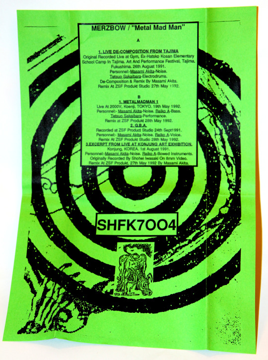 WET DREAMS: Merzbow ‎– Metal Mad Man (Cassette, C60) (FLAC)